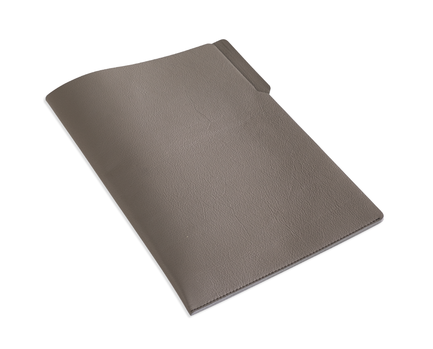 Cognac Residual Leather Bookbox - Large | August Sandgren