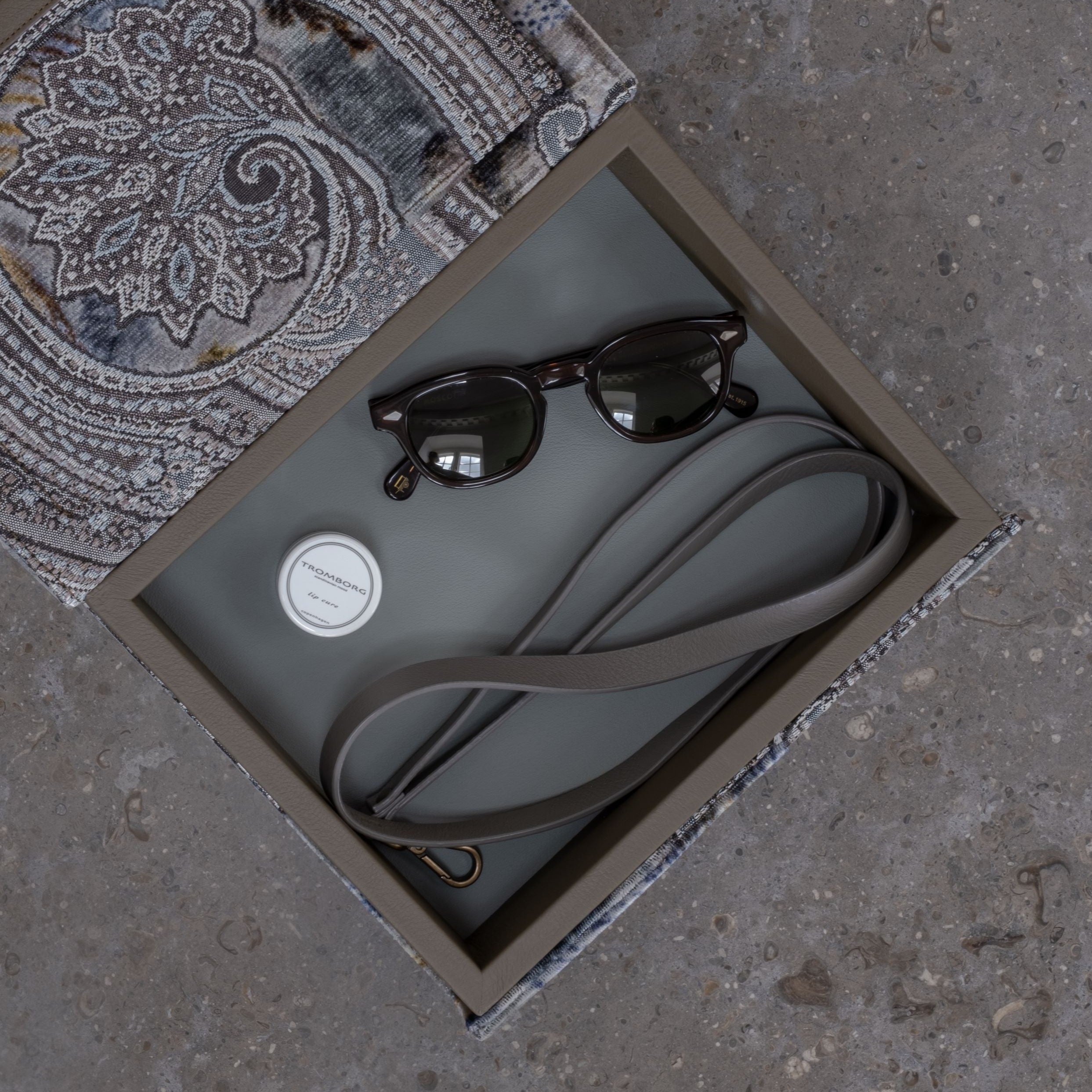 Leather Jewelry Box in Black | August Sandgren